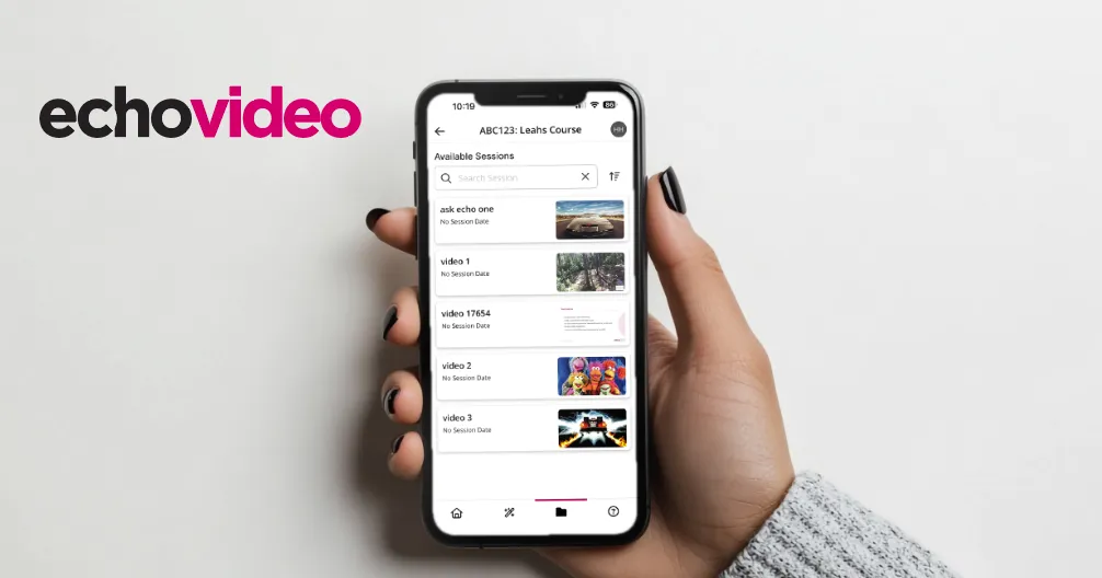 EchoVideo Mobile App Update - Technology Enhanced Learning Team